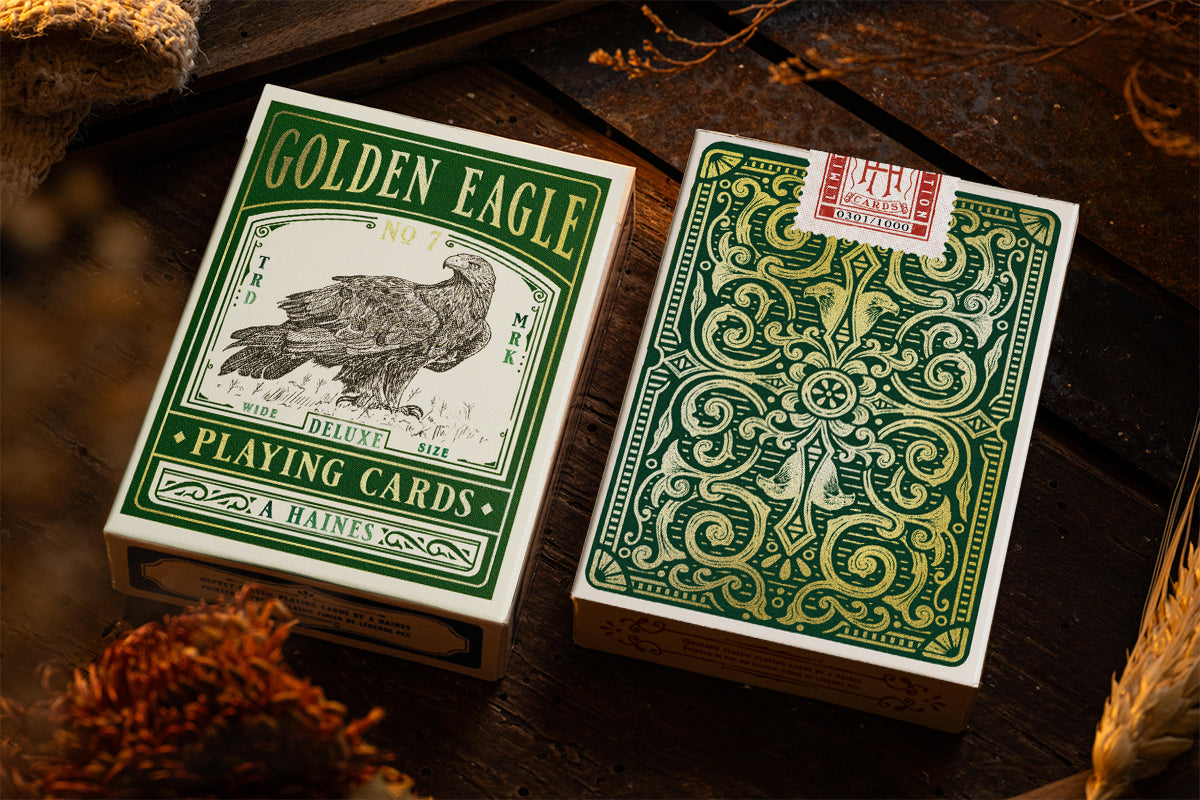 2x DECK GOLDEN EAGLE BUNDLE - 1x STANDARD - 1x GILDED (LIMITED & NUMBE ...