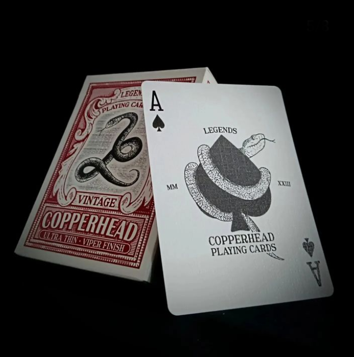 COPPERHEAD VINTAGE EDITION (2023) PLAYING CARDS - SIGNED BY THE ARTIST ...
